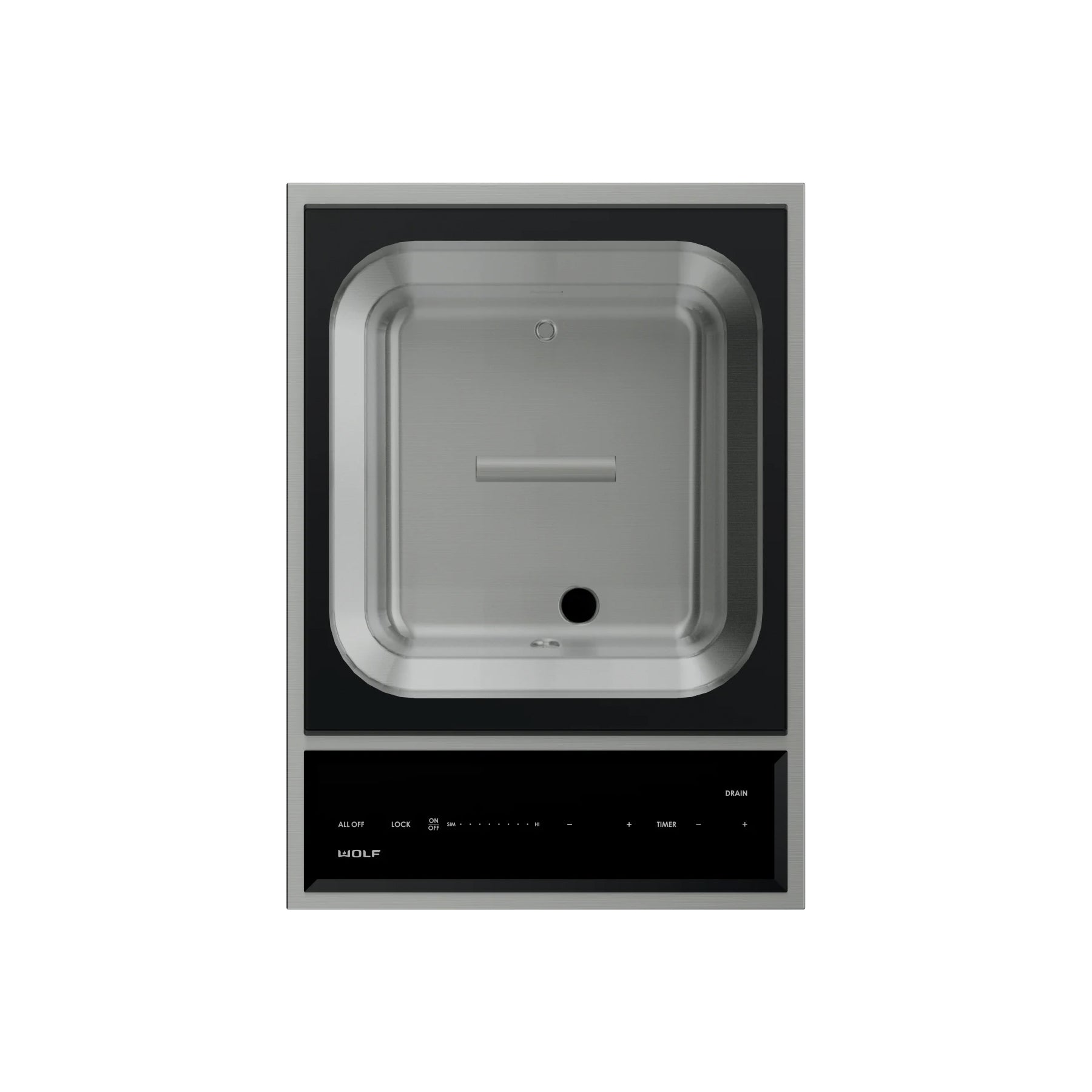 Wolf Certified SM15TF/S 15" Stainless Steel Electric Transitional Stea ...