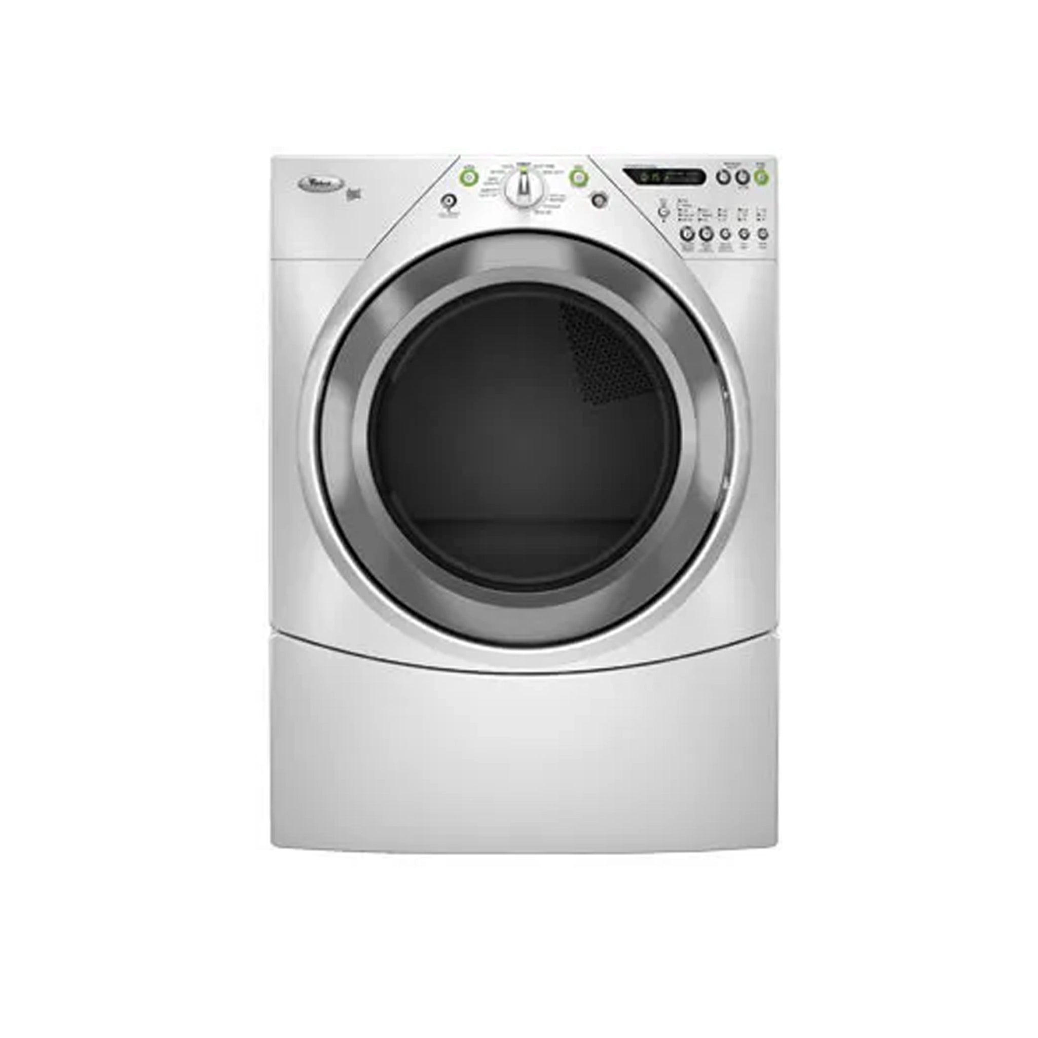 Whirlpool WED9600TW 27" White Front Load Electric Steam Dryer – Aurora Circ