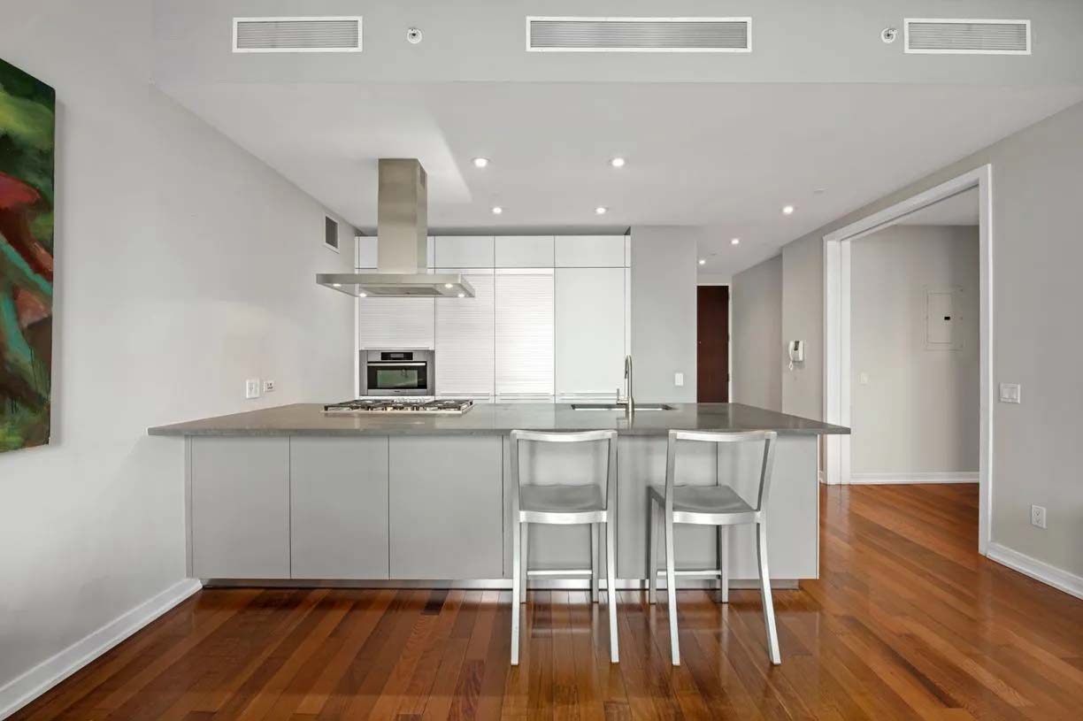 Bulthaup Modern Matte Grey Kitchen with Stone Countertops & Appliances ...