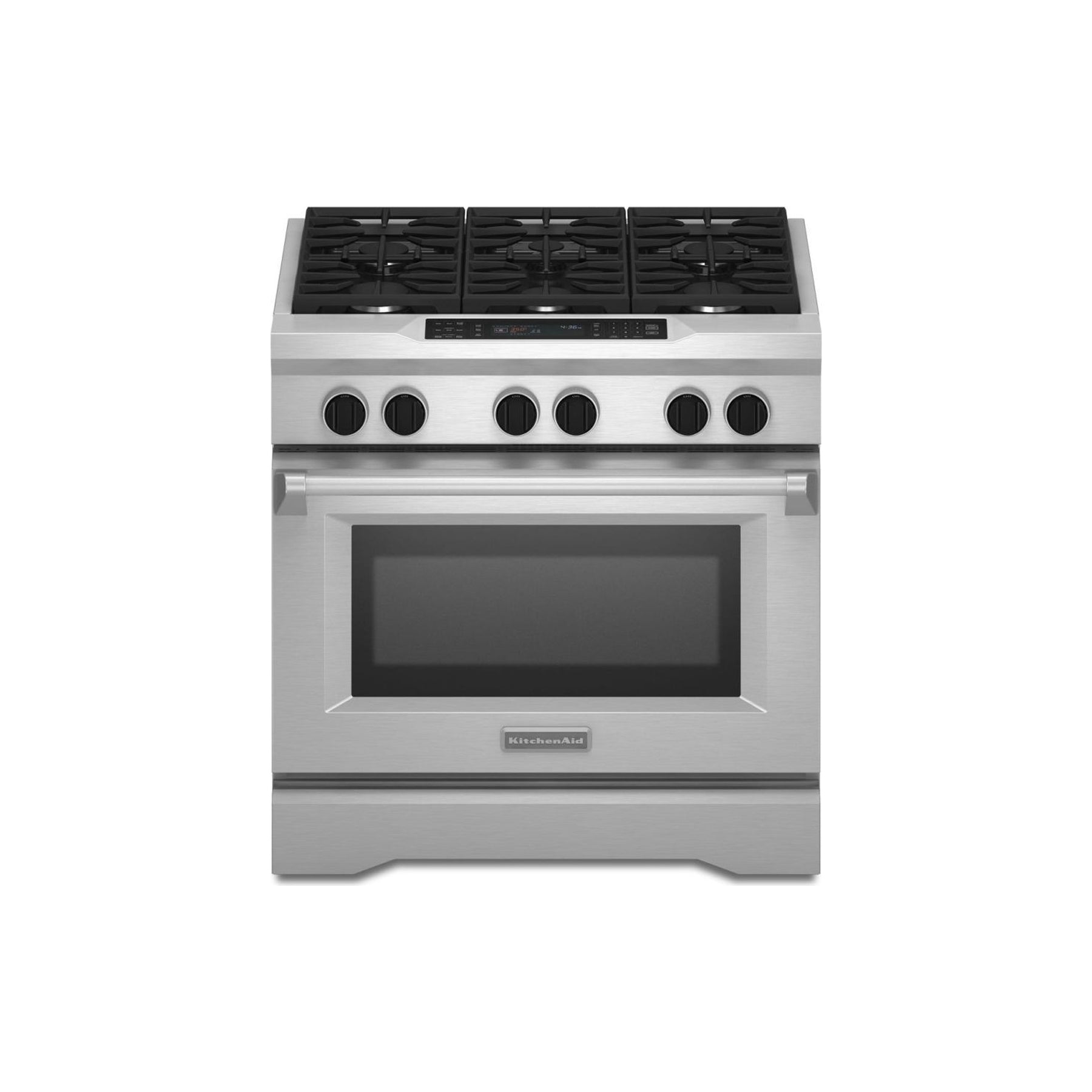 KitchenAid KDRS467VSS 36" Stainless Steel Dual Fuel Range – Aurora Circ